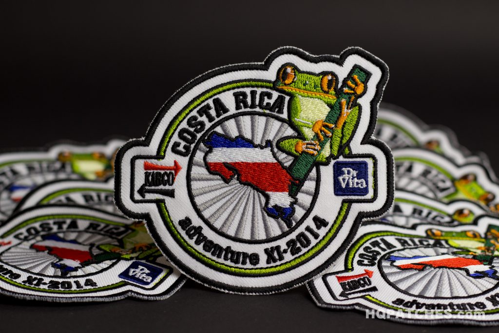 Costa Rica Adventure Patches – Custom Embroidered Patches – Highest ...