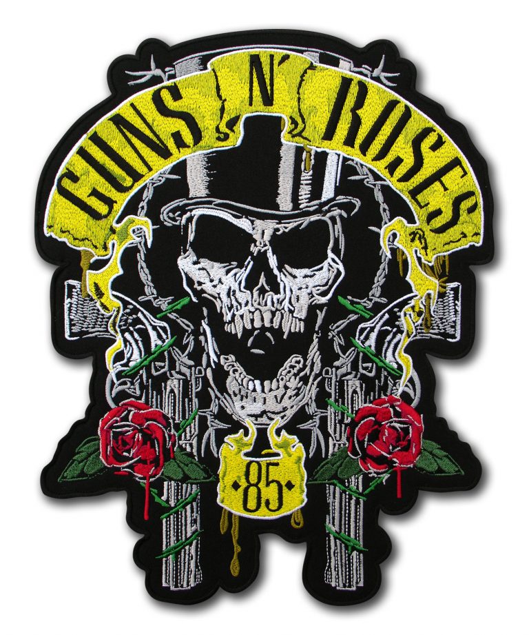 Large Back Guns N Roses 85 patch – Custom Embroidered Patches – Highest ...