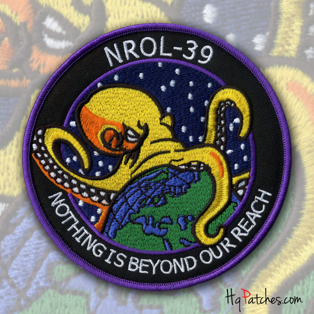 Emblem of USA-237 mission AKA NRO Launch 39 or NROL-39 – Custom Embroidered Patches – Highest ...